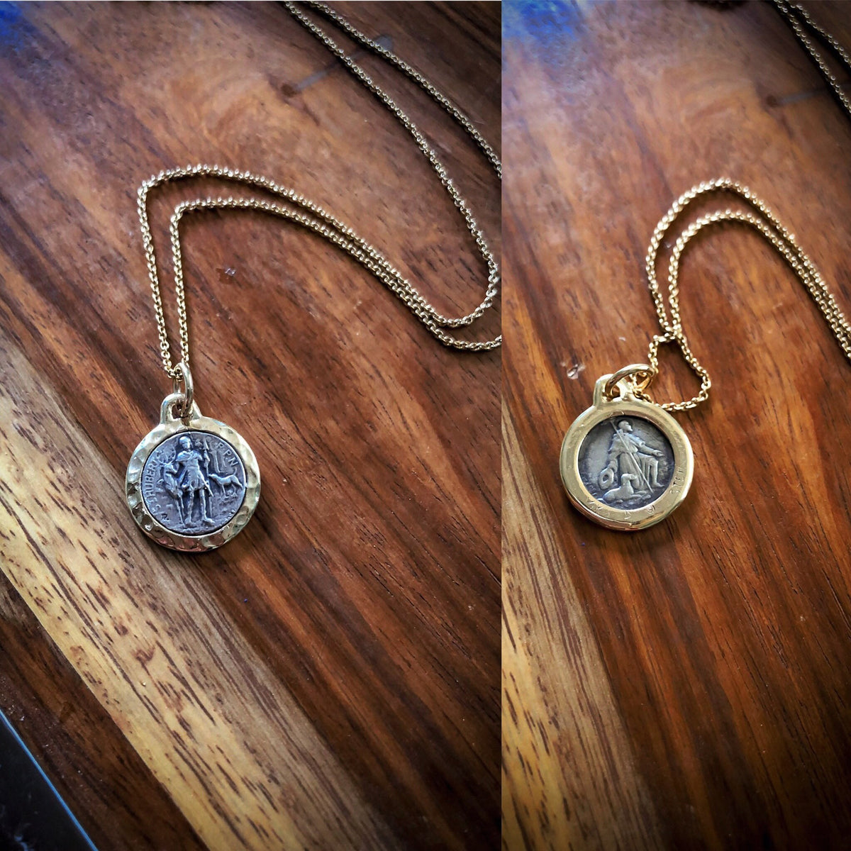 St. Hubert - St. Roch | Saint Medals & Religious Jewelry – Brother Wolf USA St. Hubert - St. Roch | Saint Medals & Religious Jewelry – Brother Wolf USA